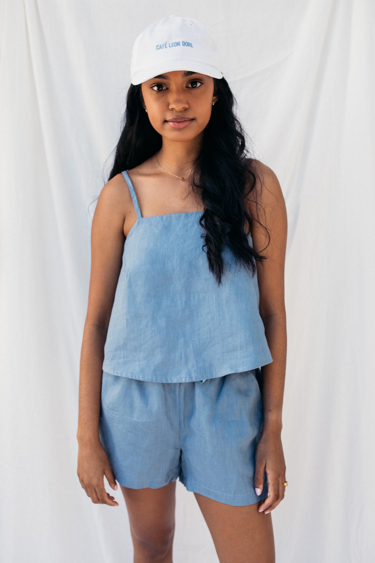 Azure Blue Cami Top – Janni & George